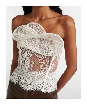 Magda Butrym Lace Corset Top