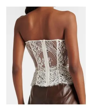 Magda Butrym Lace Corset Top