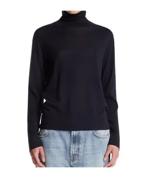 RÓHE Turtleneck Sweater - Blue