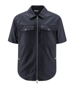 Moncler Short Sleeve Zippered Utility Shirt - No