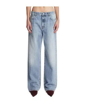 RÓHE Belt-loop Jeans - Blue