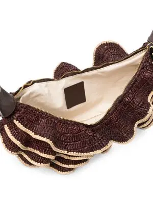 Zimmermann Goldentime Raffia Shoulder Bag - Multicolor