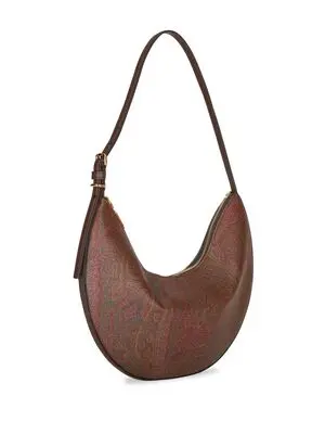 Etro Medium Hobo Bag With Paisley Print - Multicolor