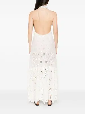 ERMANO SCERVINO Ermanno Scervino Lace Cotton Long Dress