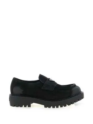 Prada Leather Loafers - Multicolor