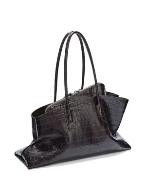 Attico La Passeggiata Medium Leather Shoulder Bag - Multicolor