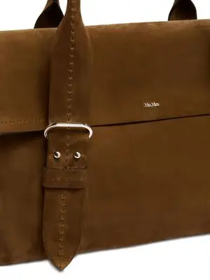Max Mara Suede Leather Handbag