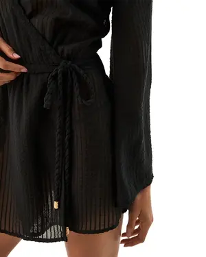 VIX PAULA HERMANNY Winnie Wrap Tunic Cover Up