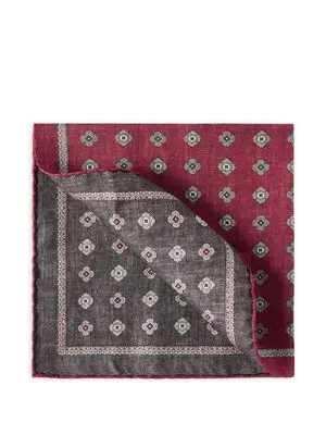 Brunello Cucinelli Printed Silk Foulard - Multicolor