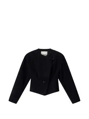 Isabel Marant Étoile ISABEL MARANT Black Wool Blend Bouclé Jacket Multicolor