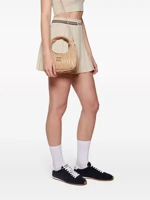 Miu Miu Suede Lace-up Sneakers