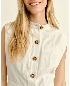 CARTOLINA Rachel Linen Romper