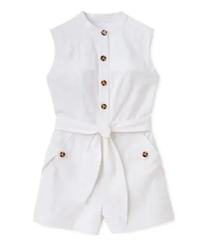 CARTOLINA Rachel Linen Romper