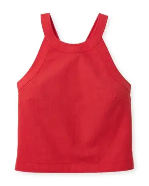 CARTOLINA Brant Apron Linen Top