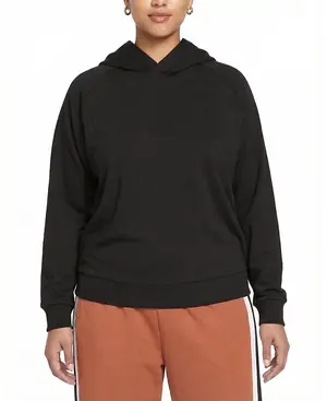 Universal Standard Plus French Terry Pullover Hoodie - Black