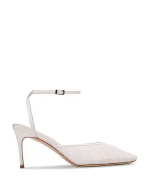 BLACK SUEDE STUDIO Melody Ankle Strap Sandals