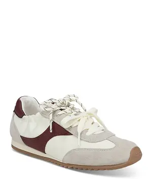 Sam Edelman Ivanna Lace-up Sneakers - White/griege/french
