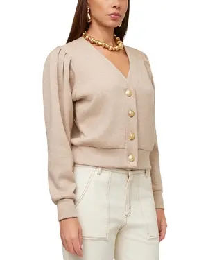 Fifteen Twenty Madeline Pleated Shoulder Cardigan