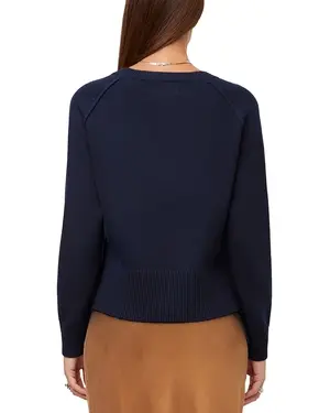 Fifteen Twenty Camila Lace Layered Sweater