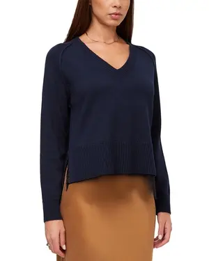 Fifteen Twenty Camila Lace Layered Sweater
