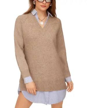 Fifteen Twenty Mixed Media Sweater Dress