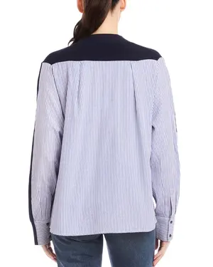 Fifteen Twenty Celine Mixed Media Cardigan