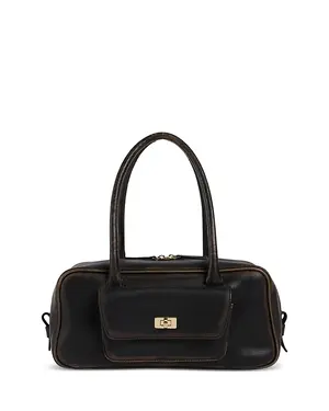 Sandro Ezmehralda Suede Crossbody Bag - Brown