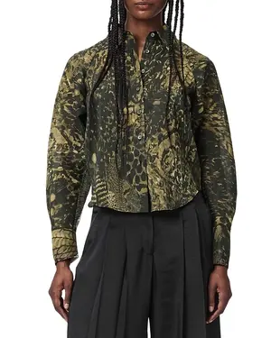 ALLSAINTS Cory Shirt - Blixa Khaki