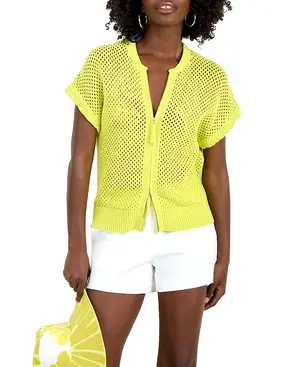 Trina Turk Hana Zip Cardigan