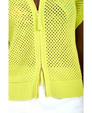 Trina Turk Hana Zip Cardigan