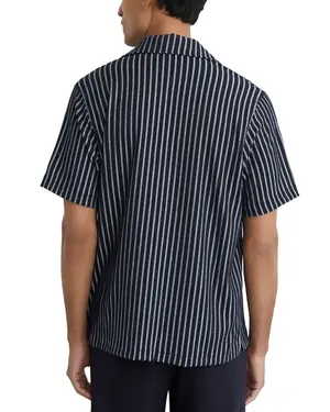 REISS Griff Cuban Collar Shirt