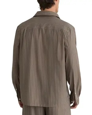 REISS Peake Printed Stripe Shirt