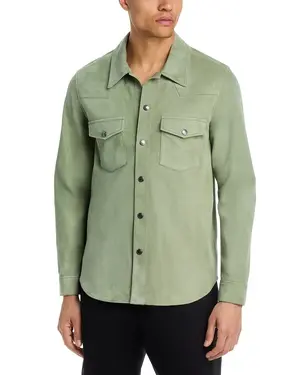 Paul Smith Slim Fit Leather Shirt