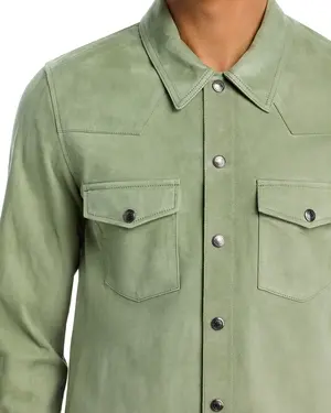 Paul Smith Slim Fit Leather Shirt