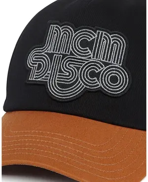 Mcm Disco Logo Embroidery Baseball Cap