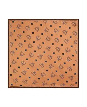 Mcm Monogram Print Bandana Scarf