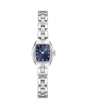 Bulova Goddess Of Time Jackie Bracelet Watch, 18mm X 18mm - Blue/silver