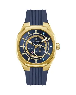 Bulova Marc Anthony Automatic Watch, 40.5mm - Blue