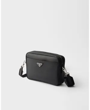Prada Saffiano Leather Shoulder Bag - Black