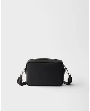 Prada Saffiano Leather Shoulder Bag - Black