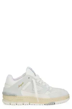 Axel Arigato Breathable Suede Sneakers With Lace-up Fit - White