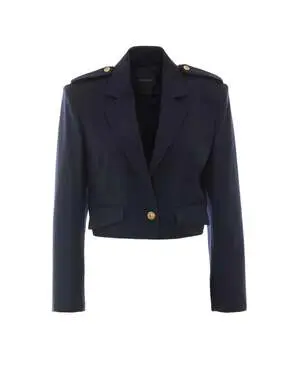 Pinko Tailored Blazer With Notched Lapel - Blu Marino Cupo