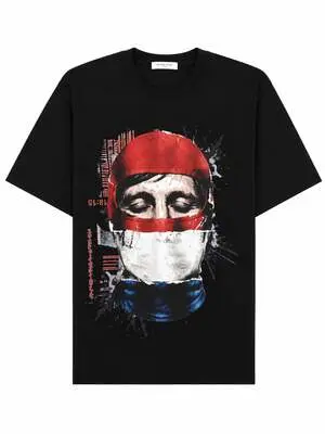 IH NOM UH NIT Graphic Print Cotton T-shirt - Black