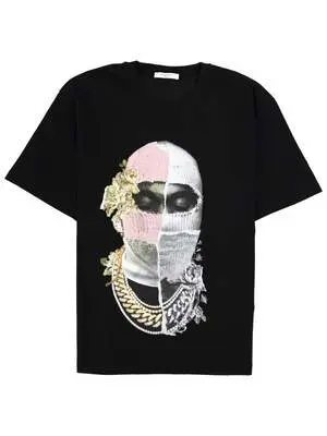 IH NOM UH NIT Graphic Print Cotton T-shirt - Black