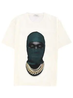 IH NOM UH NIT Graphic Print Cotton T-shirt - White