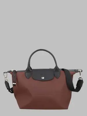 Longchamp Foldable Tote Bag With Top Handle And Shoulder Strap