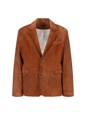 GOLDEN GOOSE Suede Blazer Jacket