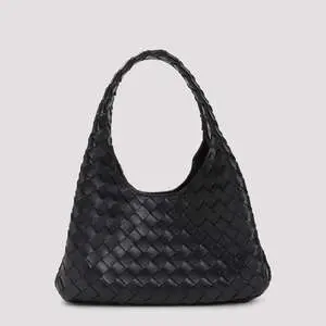 Bottega Veneta Bottega Veneta Small Campana Handbag In Lamb Leather Black