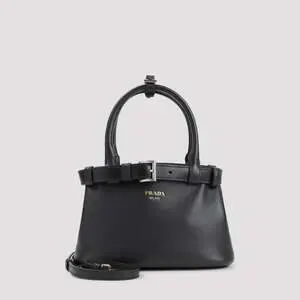 Prada Leather Shoulder Handbag W:23cm H:14.5cm D:12cm