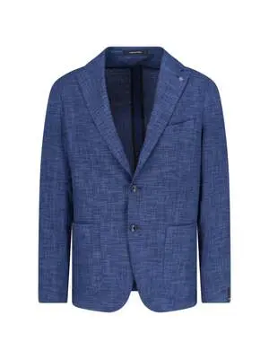 Tagliatore Single Breasted Tailored Jacket - Blue